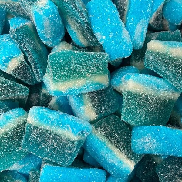 Amazon.com : Sour Jacks Blue Raspberry Wedges - 16 oz Bag, Intense Sour ...