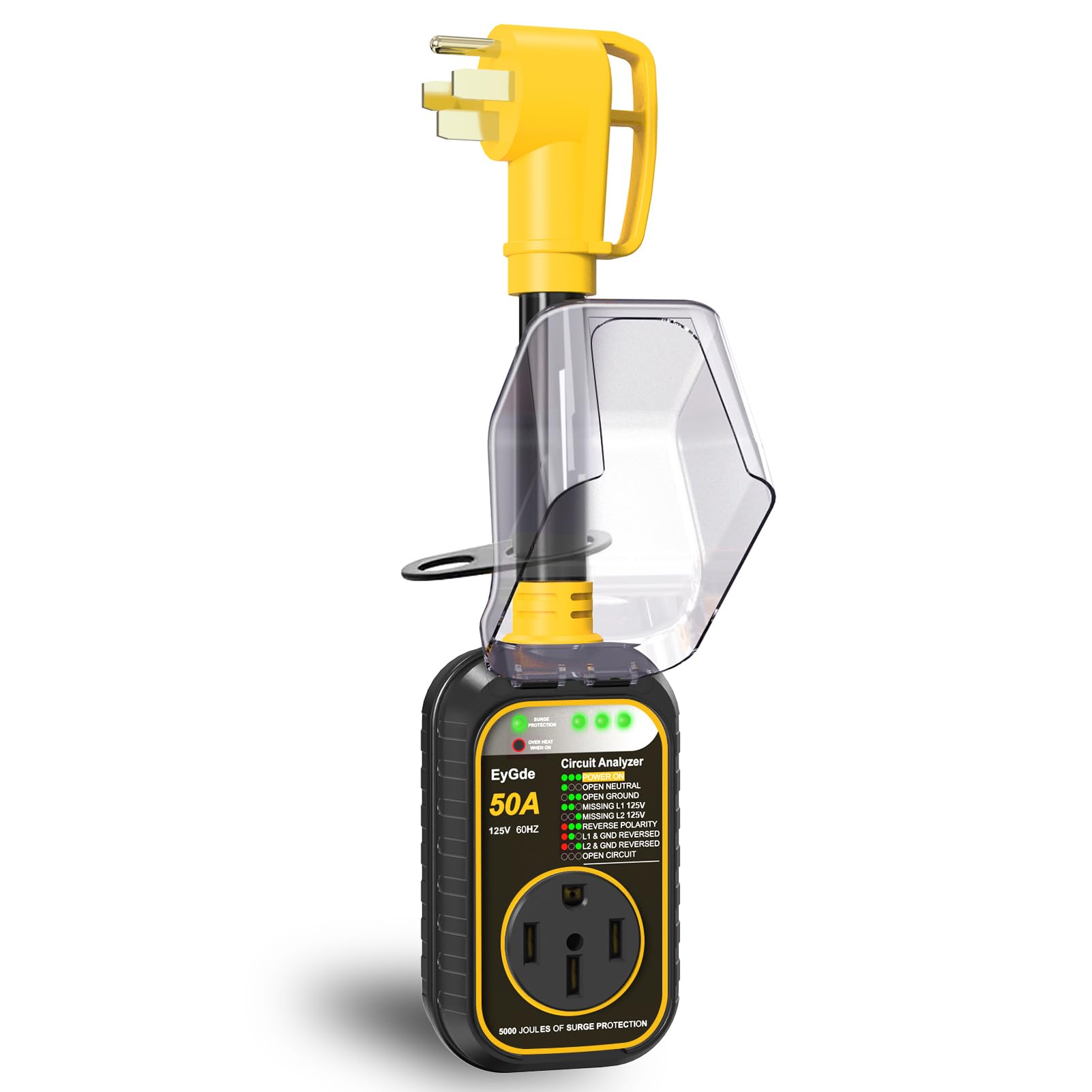 Snapklik.com : EyGde RV Surge Protector 50 Amp - Upgraded Certified RV ...