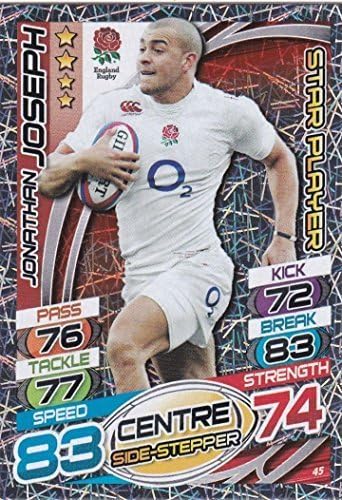 Amazon.co.jp: Topps Rugby Attax England 2015 Jonathan Joseph Star ...