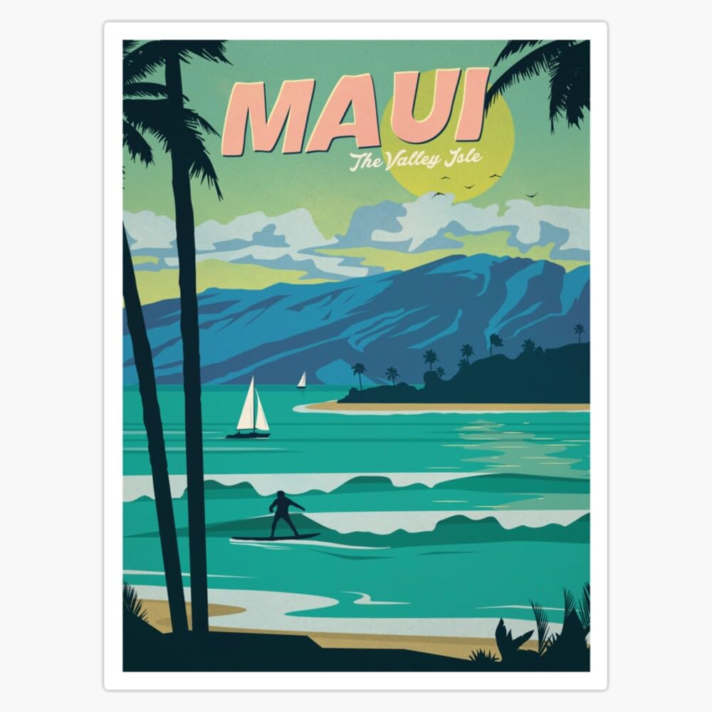Amazon.com: Magnet Maui Magnet Vinyl Decal Sticker 5" : Automotive