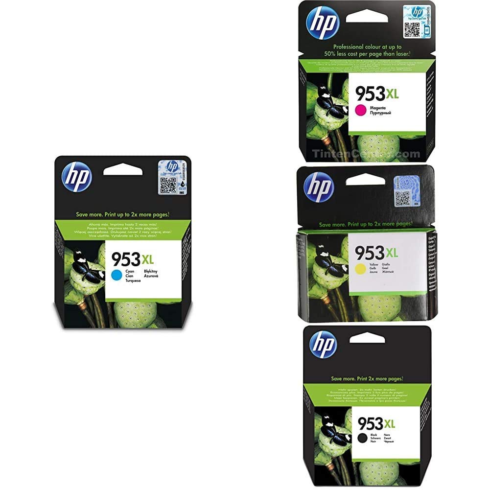 HP F6U16AE, F6U17AE, F6U18AE, L0S70AE 953XL High Yield Original Ink ...