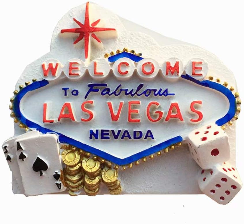 Amazon.com: Las Vegas 3D Fridge Magnet Crafts Souvenir Resin ...