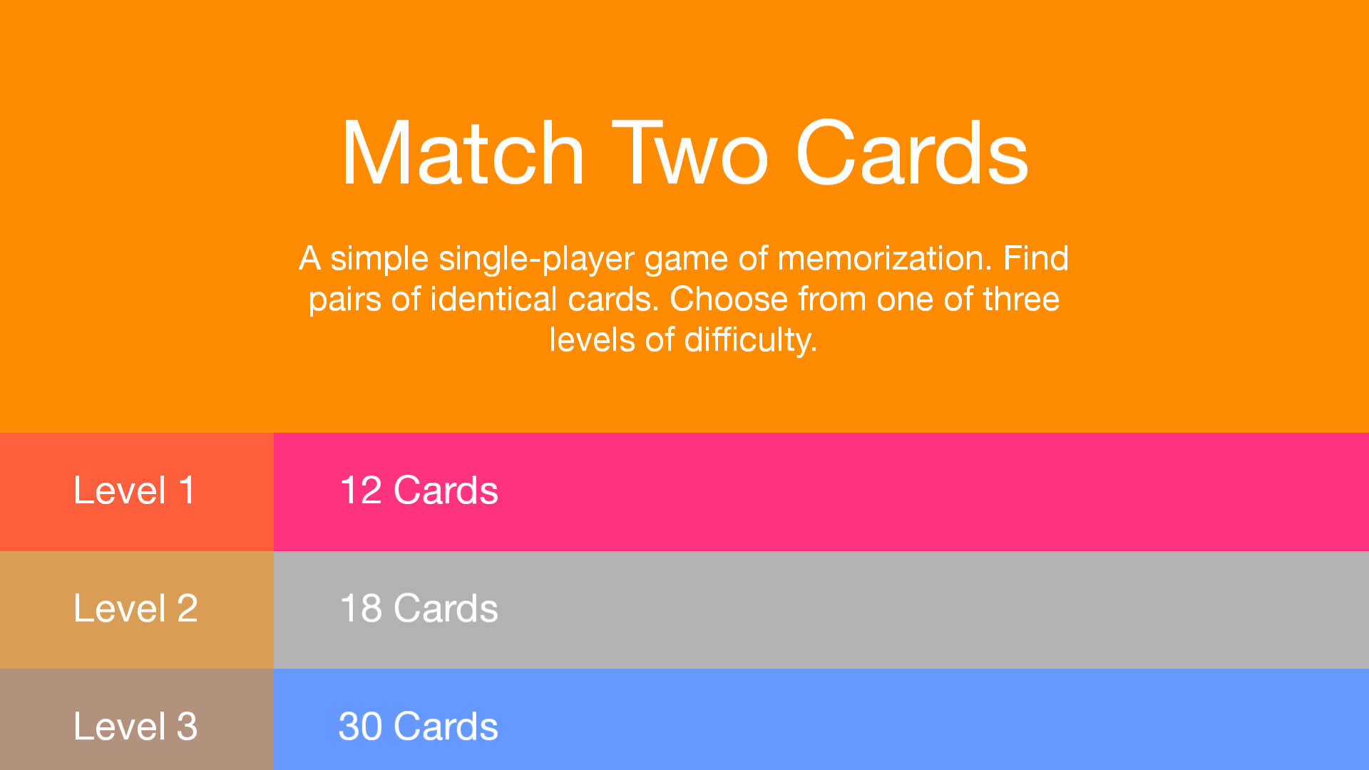 Match Two Cards - The Classic Game of Concentration - App on Amazon ...