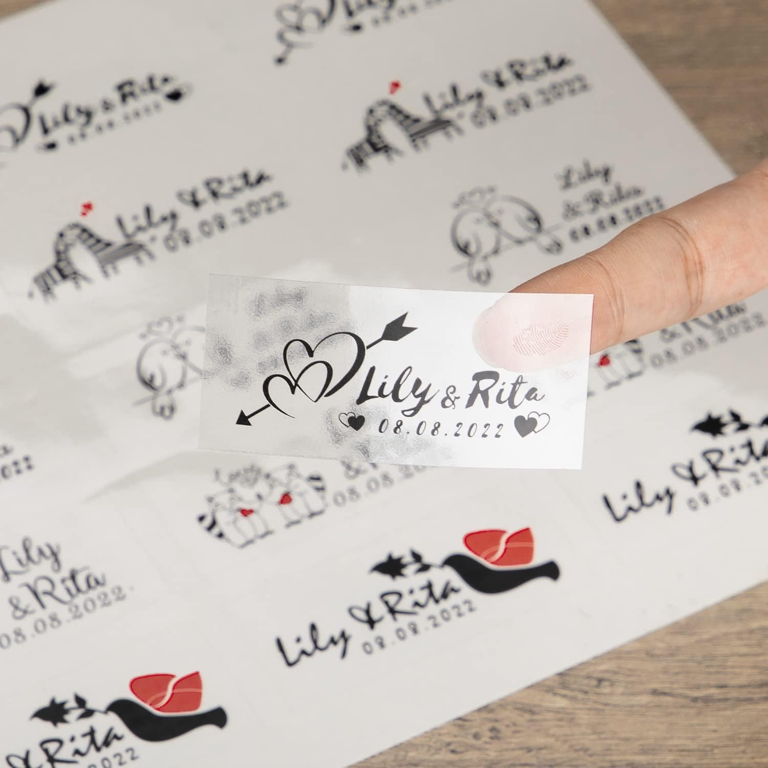 Amazon.com : Personalized Wedding Bubble Labels for Reception Send-Off ...