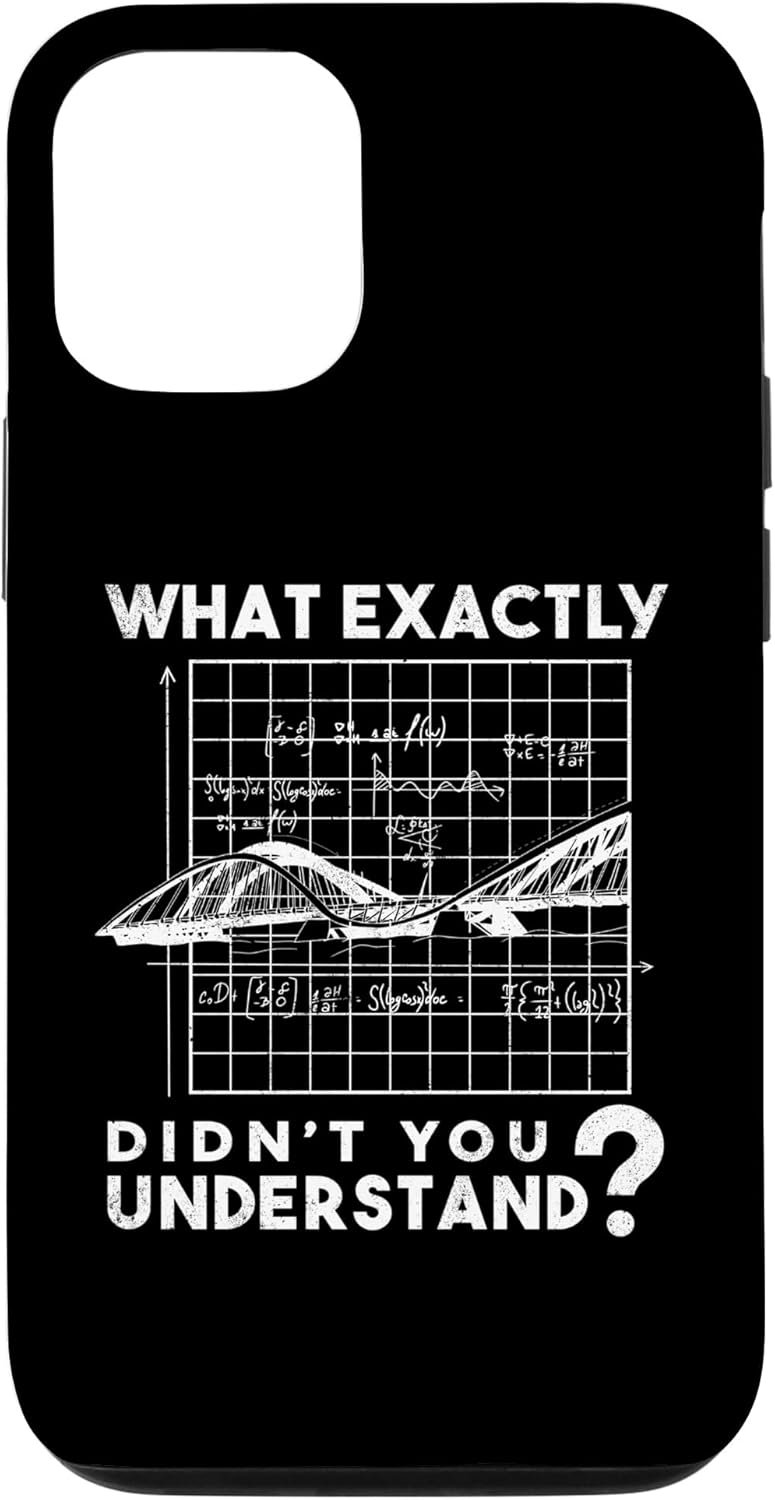 Amazon.com: iPhone 12/12 Pro Funny Math Equation Formula What You ...