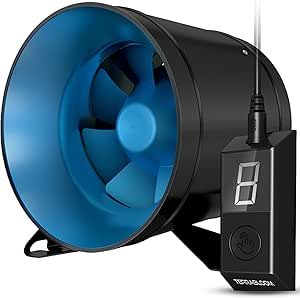 Amazon.com: TerraBloom 6 Inch Quiet Grow Tent Fan - 0-100% Variable ...