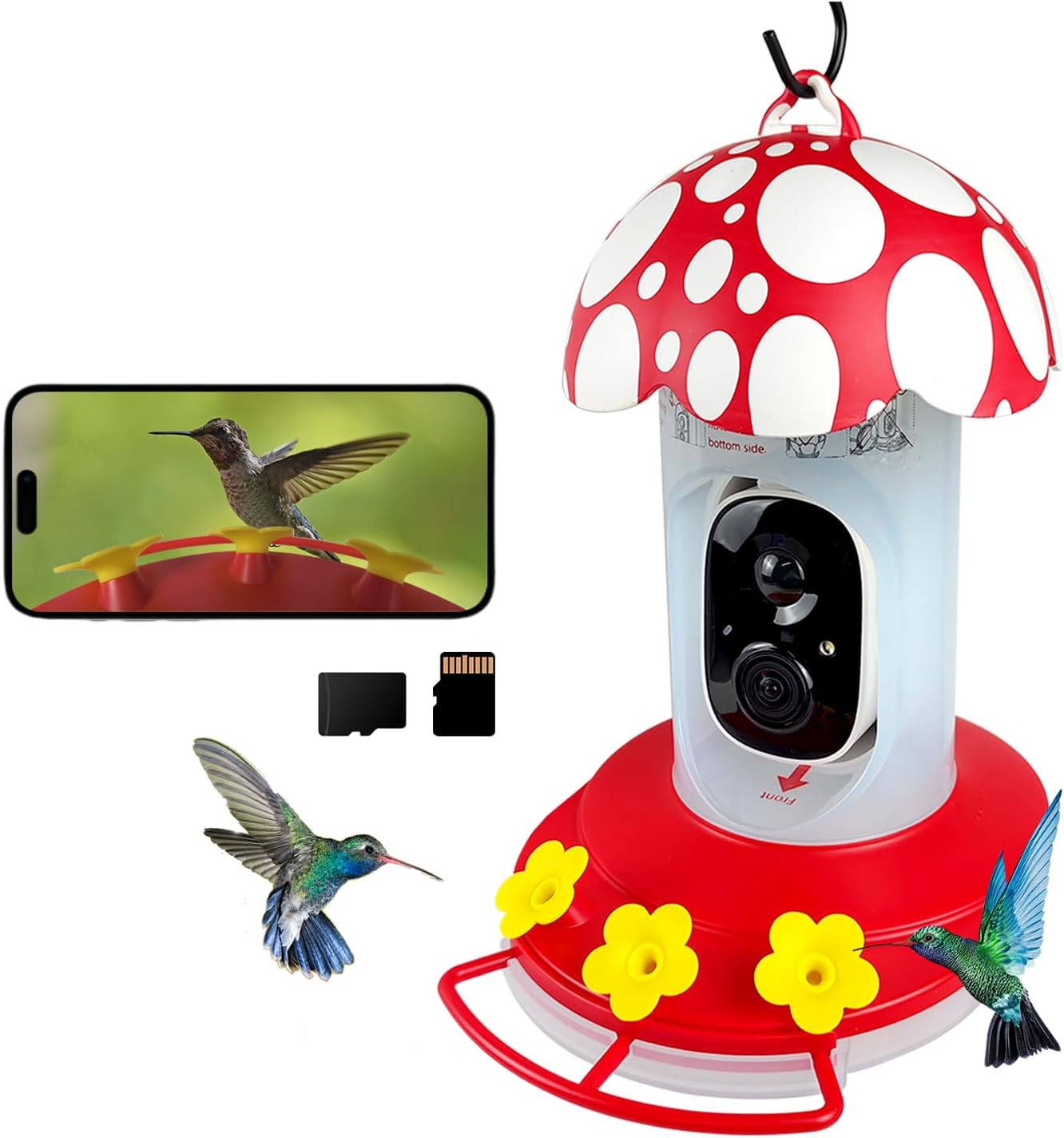 Amazon.com : Smart Bird Feeder with Camera, AI Bird Species Recognition ...