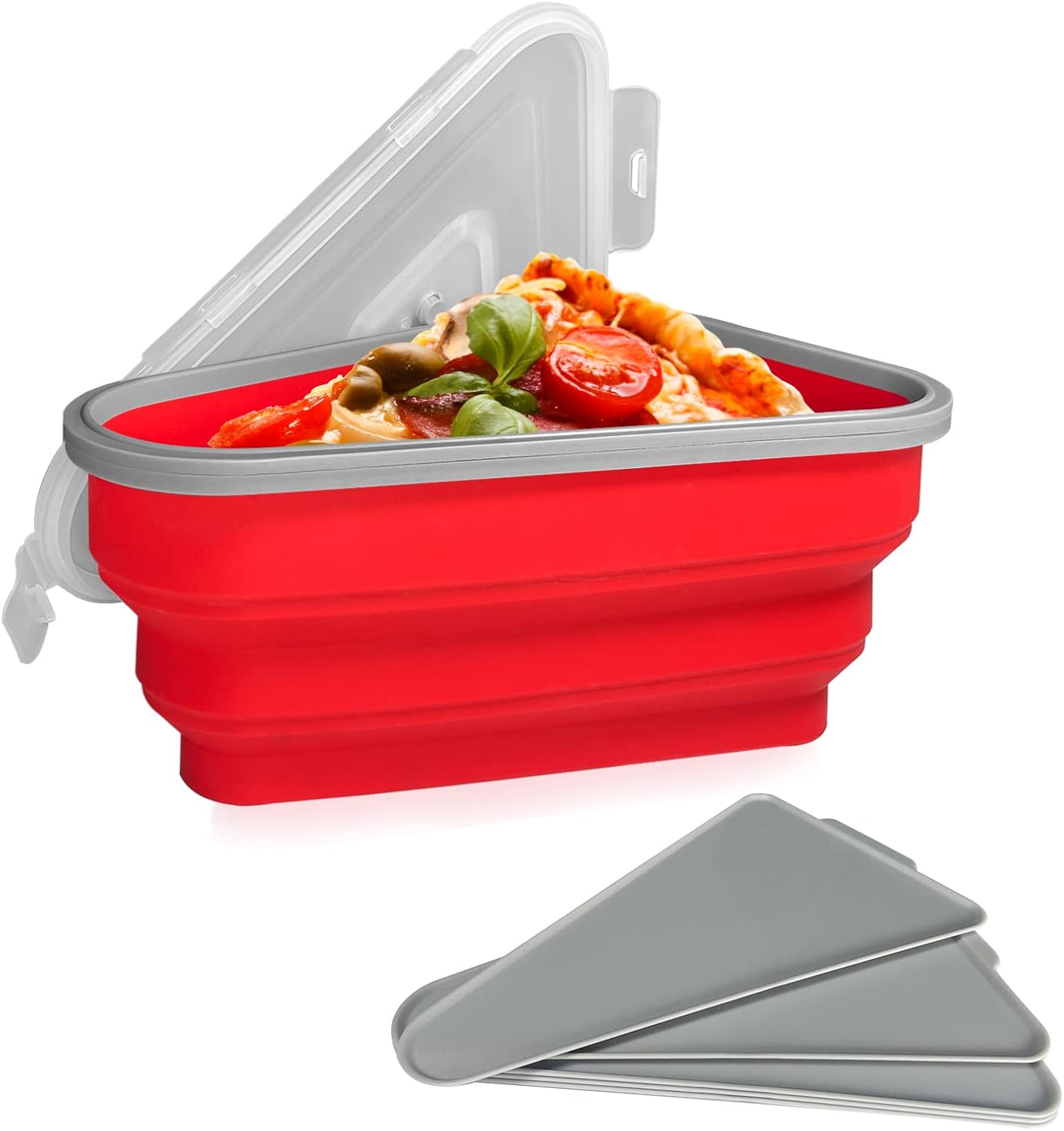 ProCattle Reusable Pizza Storage Container, Pizza Container Expandable ...