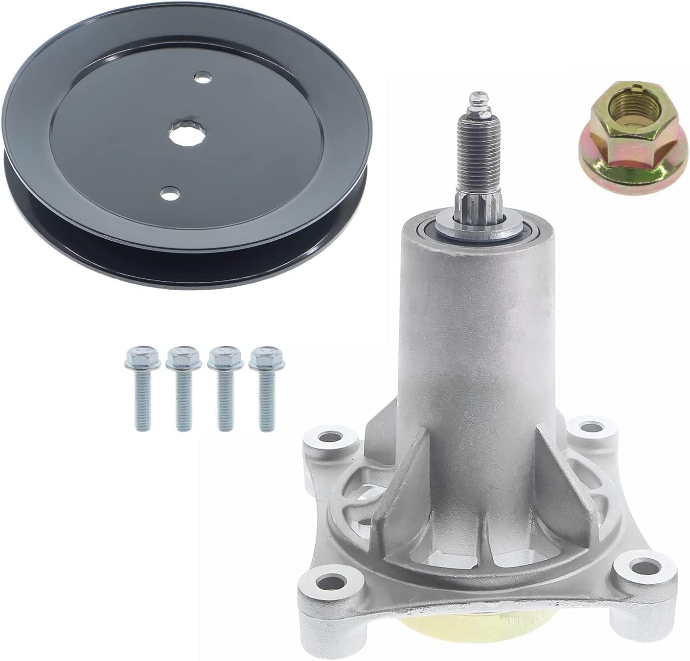 Amazon.com : Hutdkte 532192870 Spindle Assembly, 332516B Spindle Pulley ...