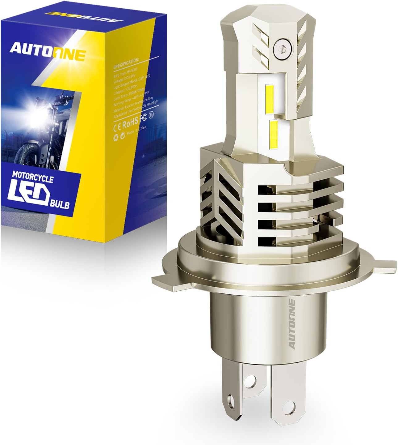 Amazon.com: CHOPDARK H19 H4 9003 HB2 HS1 LED Bulbs Fog Lamp 12V 24V 20000Lm Bright 30W 6500K ...