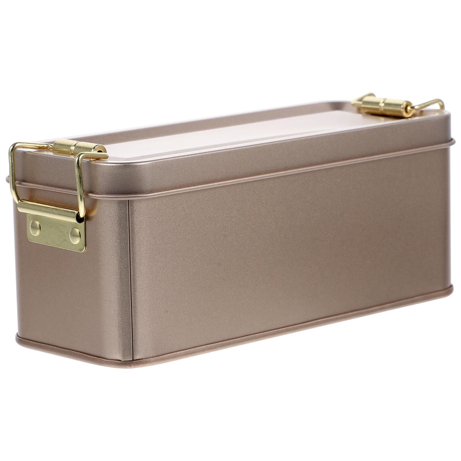 Amazon.com: Metal Rectangular Tins Box with Airtight Lid Empty Cookie ...