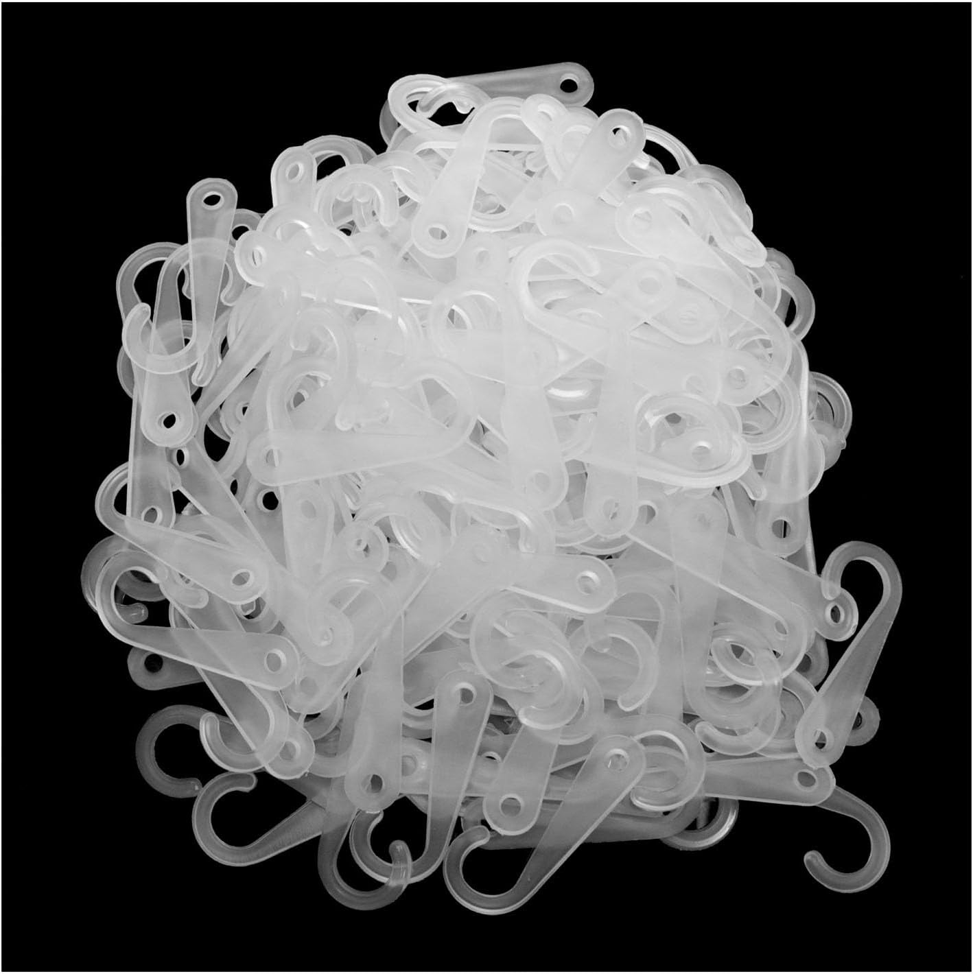 Amazon.com: E-outstanding 500pcs Sock Display Hooks 1 3/4 Inch Plastic ...