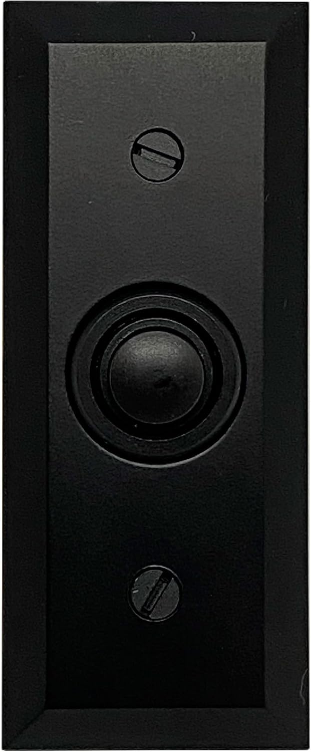 Newhouse Hardware Rectangular Recessed Wired Metal Doorbell Button in ...