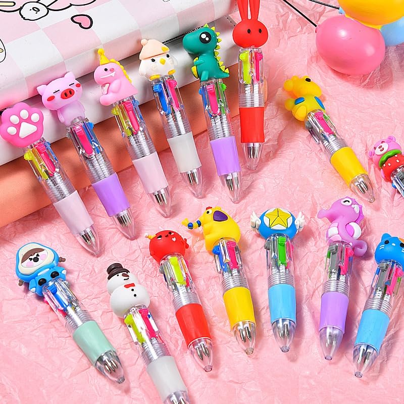 Snapklik.com : 30 Pack Cute Multicolor Pens - Kawaii 4 In 1 Colors ...