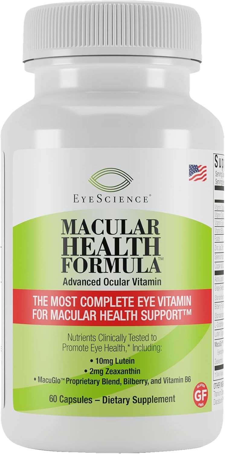 Amazon.com: EyeScience Macular Health Beyond AREDS2 Formula, Advanced ...