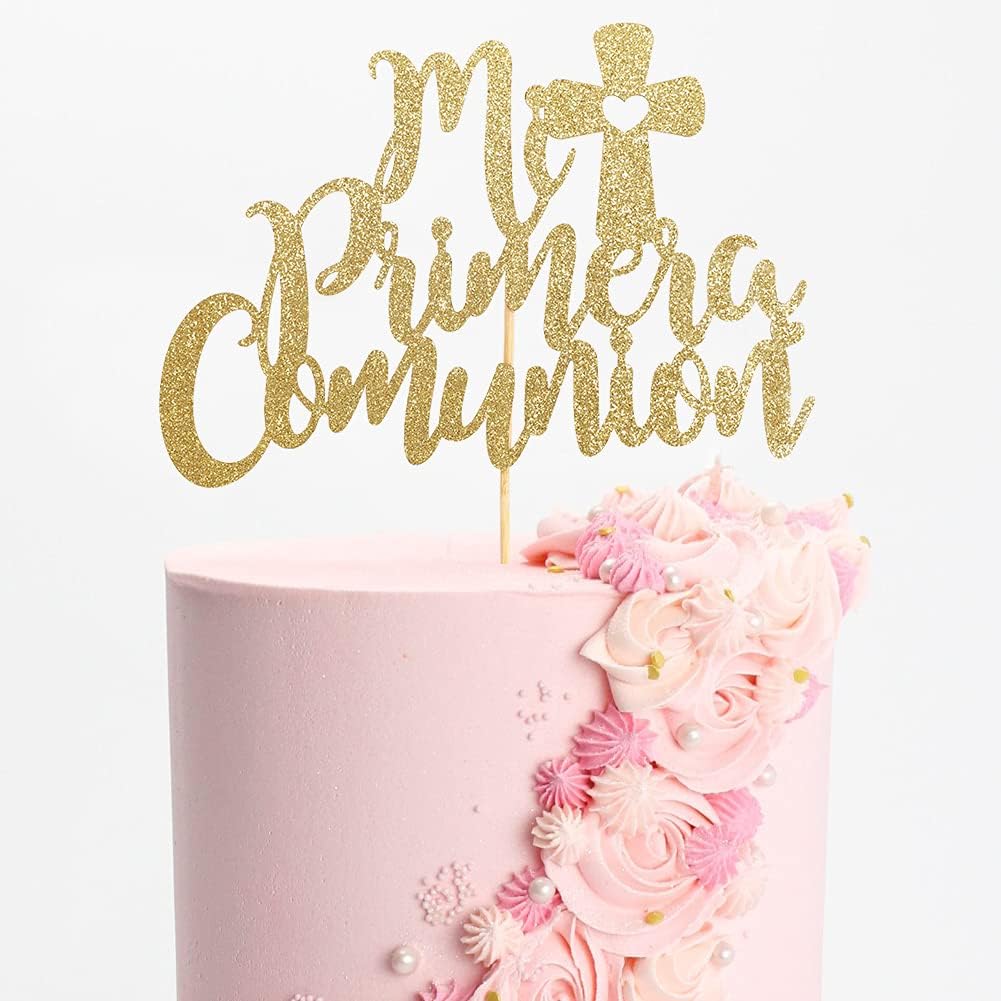 Buy Mi Primera Communion Cake Topper - First Communion Cake Topper ...