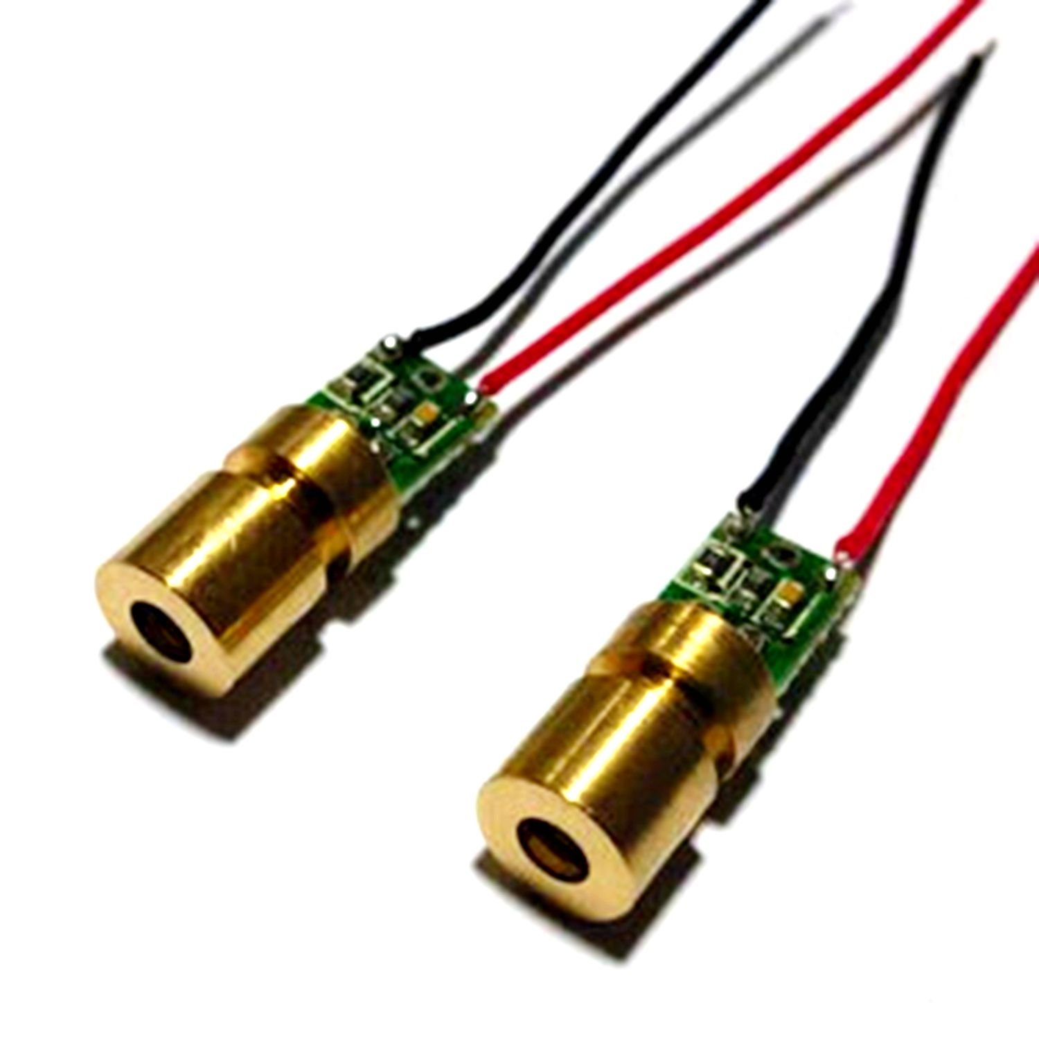2pcs Diameter 8mm Infrared Diode 980nm M WG-L30 3V IR Laser Dot Module ...
