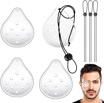 4Pcs Eye Shield After Surgery, Plastic Medical Eye Shield with ...