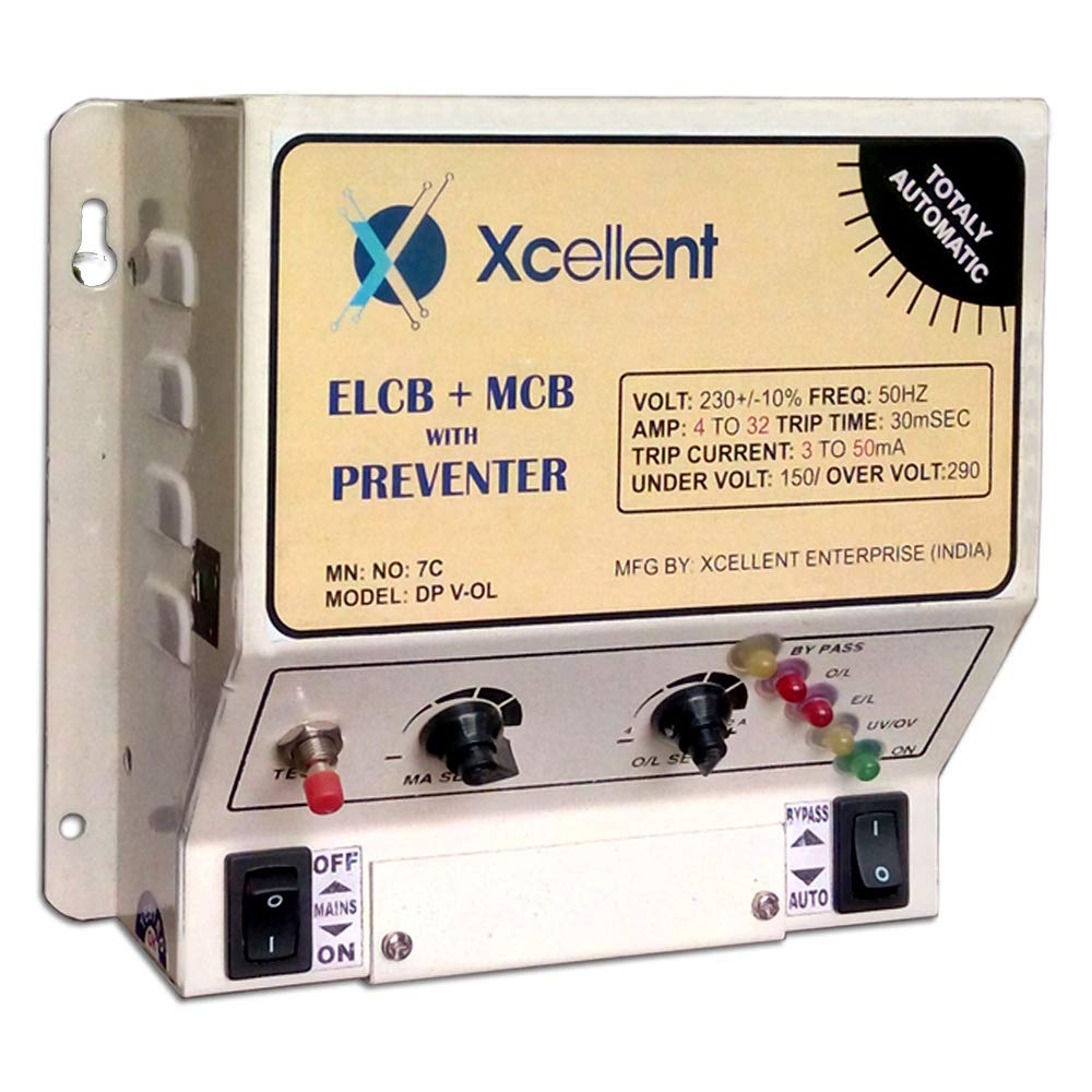 Microtail ELCB Metal Fully Automatically Single Phase 32A over/Low ...