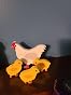 Amazon.com : COCHIE Cute Wooden Chickens Decorations Indoor, Spring ...