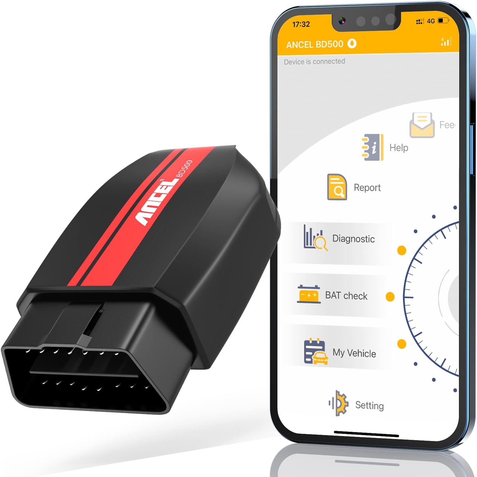 TOPDON Topscan Lite OBD Diagnosi Auto Bluetooth, Wireless OBDII ...