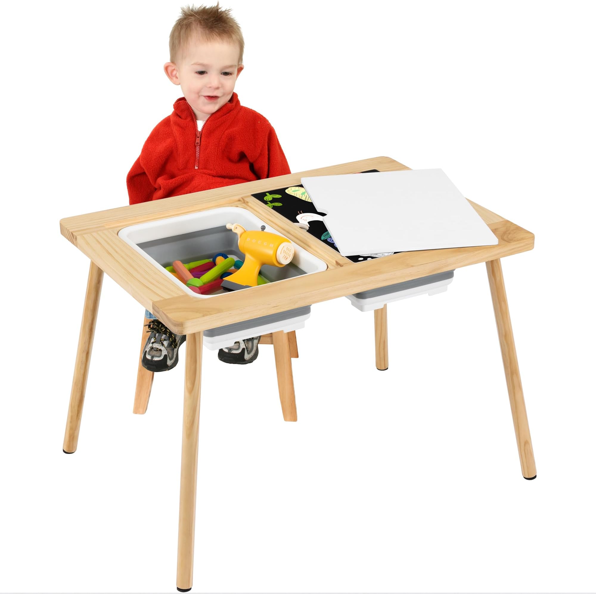 Amazon.com: amoona Multi-Activity Sensory Table That Grows with Your ...