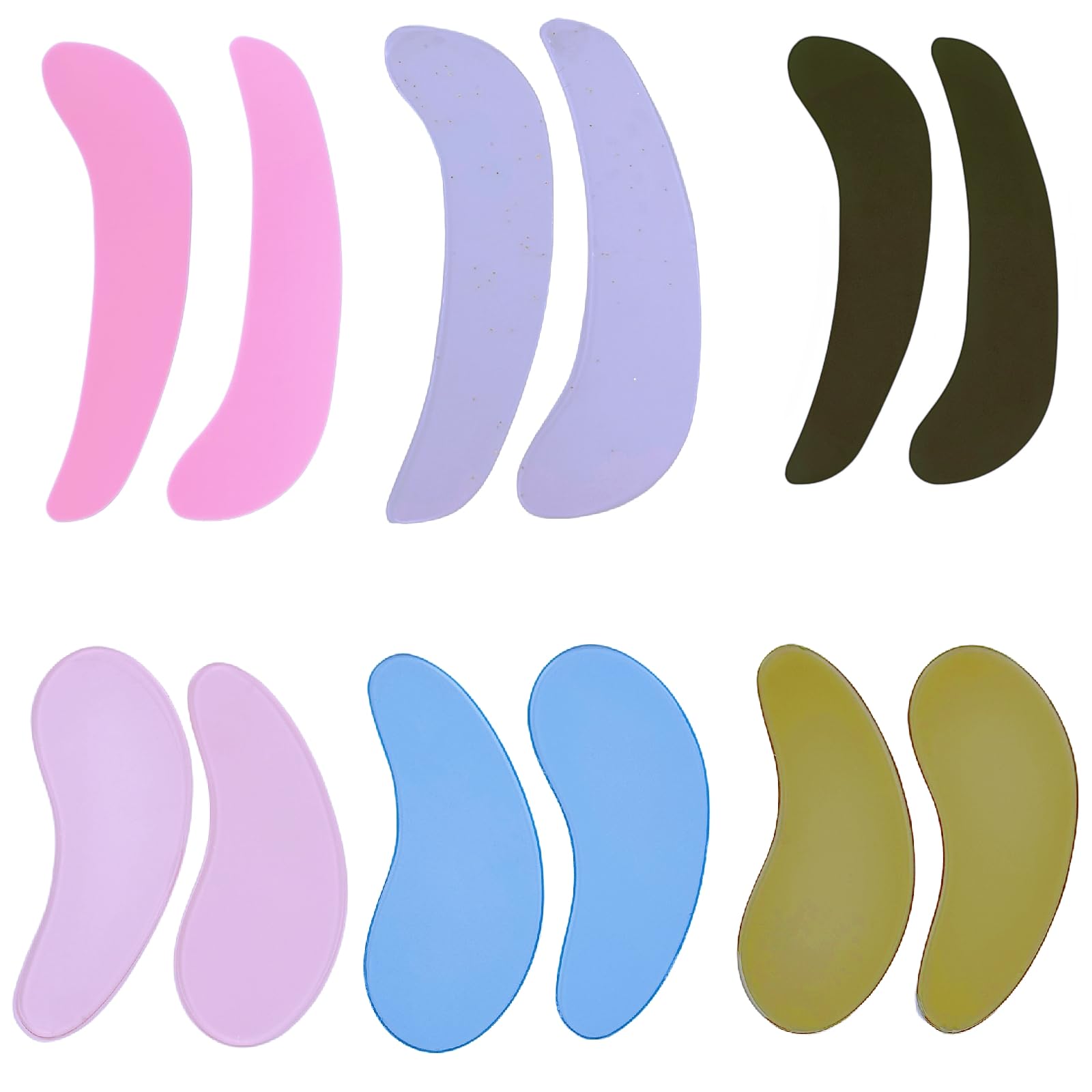 Amazon.com: Silicone Under Eye Patch for Lash Lift Self Sticky Eyelash ...