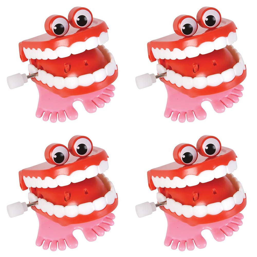 Amazon.com: The Dreidel Company Wind Up Teeth Chomping & Chattering ...