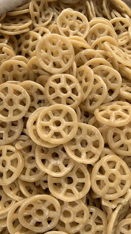 NATURE CONNECT Ready-to-Fry Bliss: Round Fryums for Instant Snacking ...