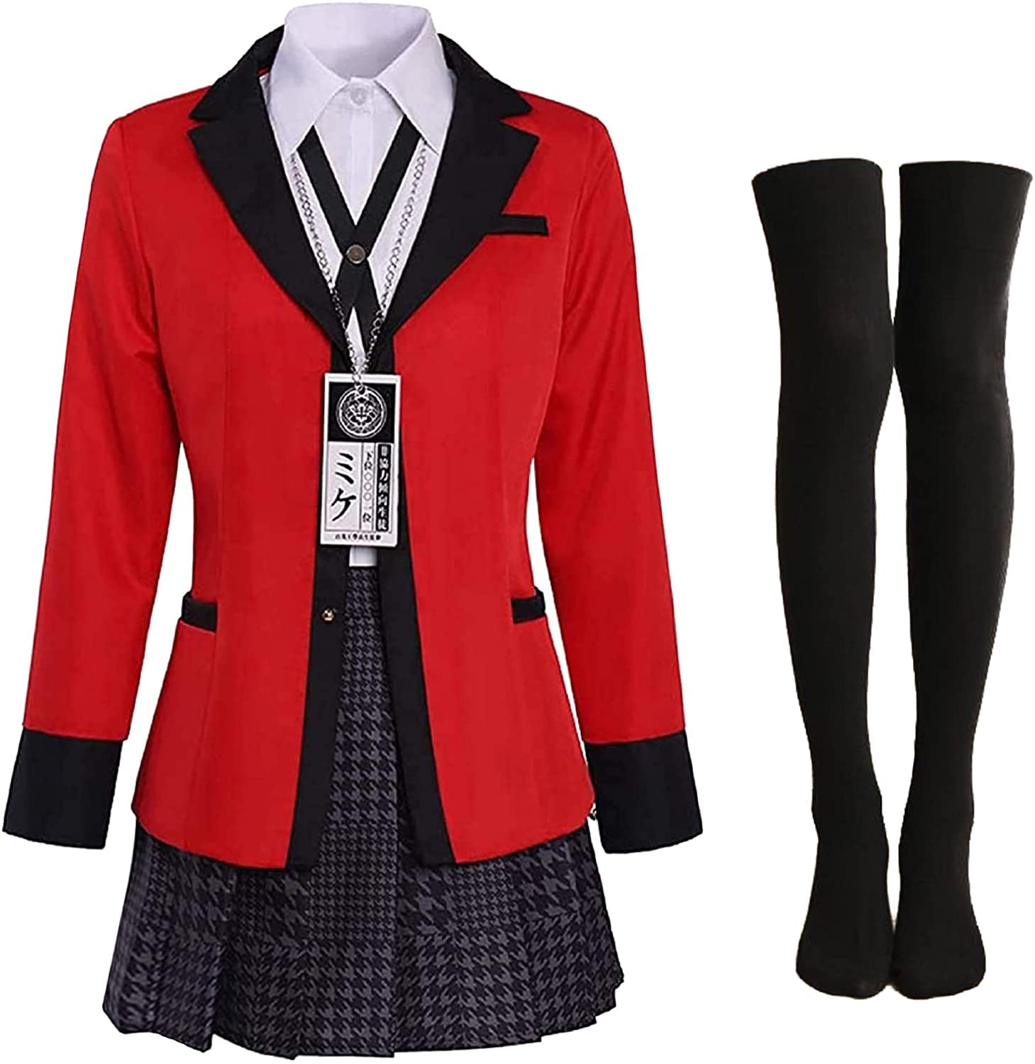 Buy Women Yumeko Jabami Costume School Uniform Anime Cosplay Party Full ...