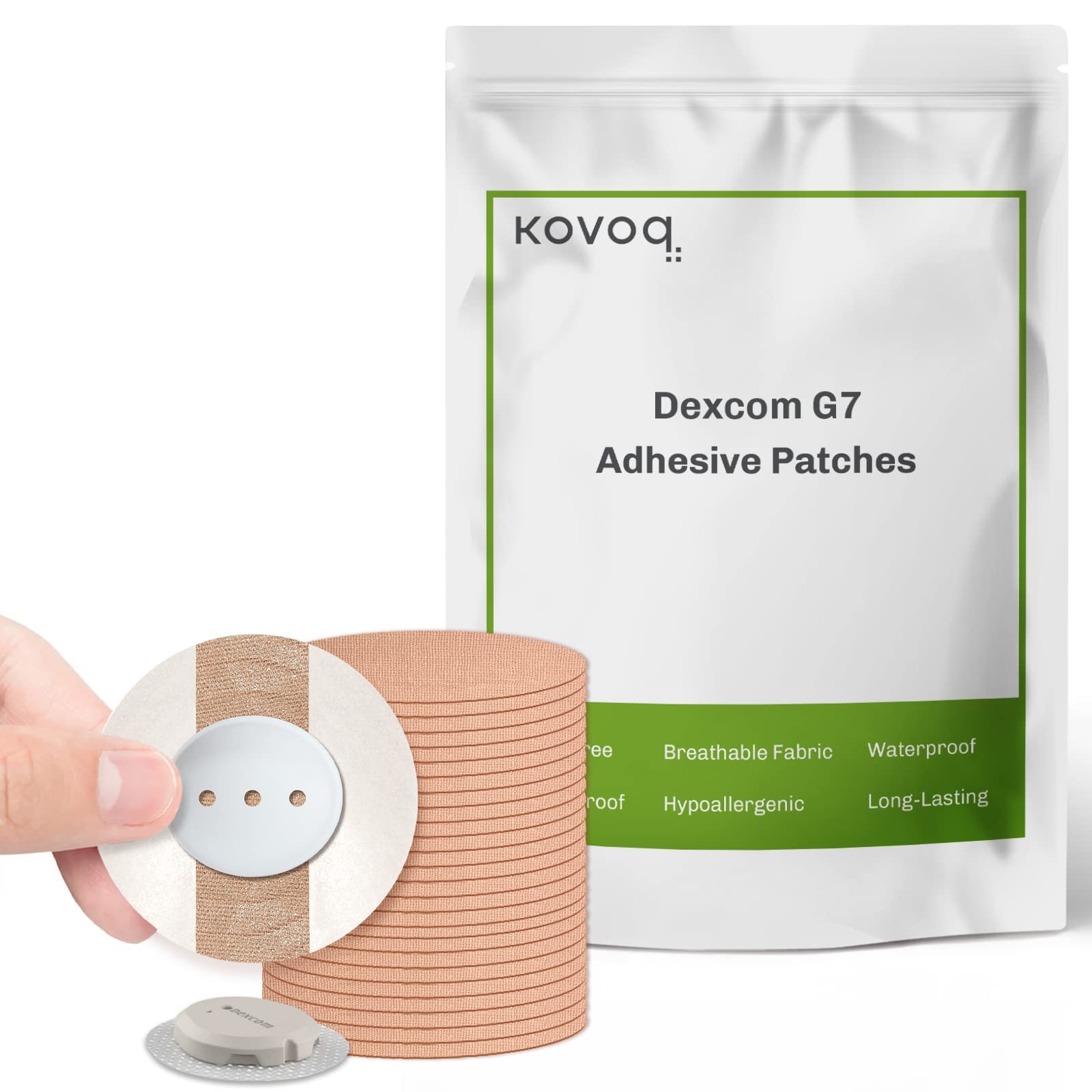 Amazon.com: KOVOQ - Dexcom G7 Over Patches - Waterproof 25-Pack Dexcom ...