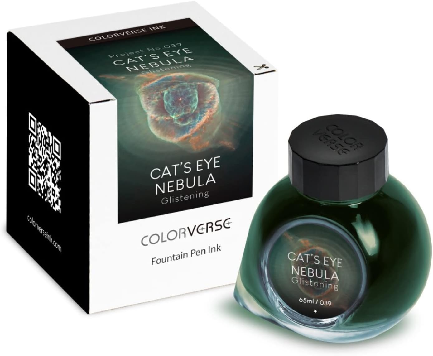 Amazon.com : Colorverse Fountain Pen Ink | Green | Cat's Eye Nebula ...