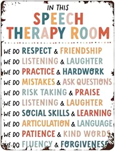 Amazon.com: LYXDS Speech Therapist, Slp Poster, Speech Language ...