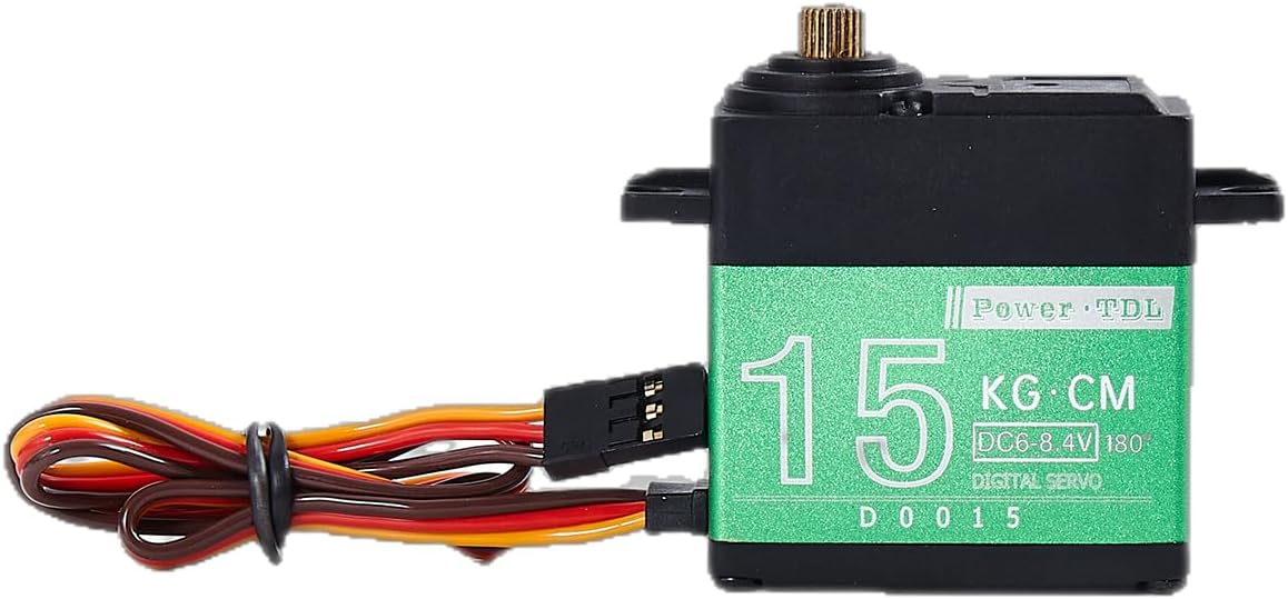 Amazon.com: 15KG RC Servo Motor Steering Servo Metal Gear Waterproof ...