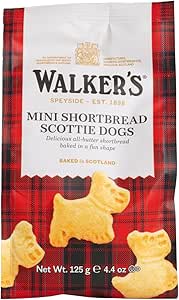 Walker's Shortbread Mini Scottie Dog Shaped Cookies, Pure Butter ...