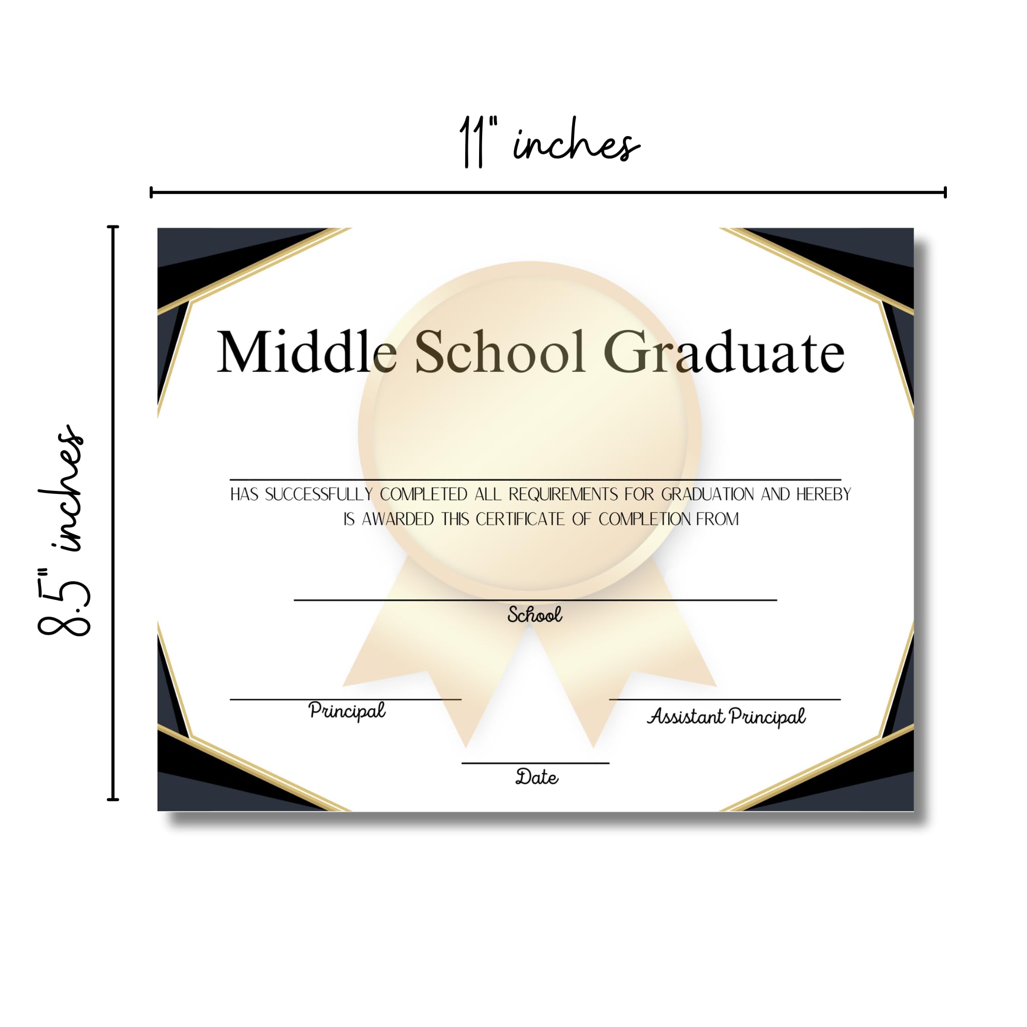 8th Grade Graduation Certificates Printable School Certificate