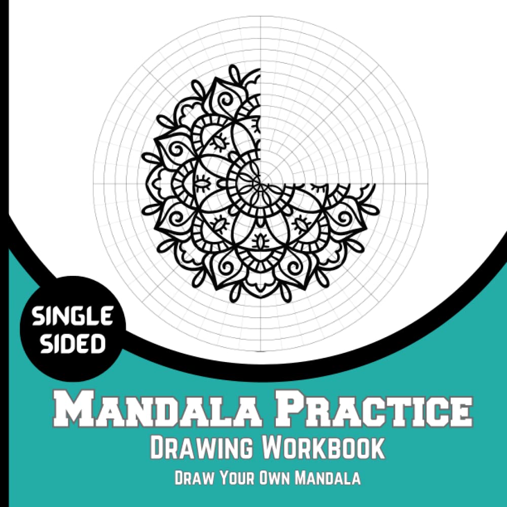 Amazon.com: Mandala Practice Drawing Workbook: Draw Your Own Mandala ...