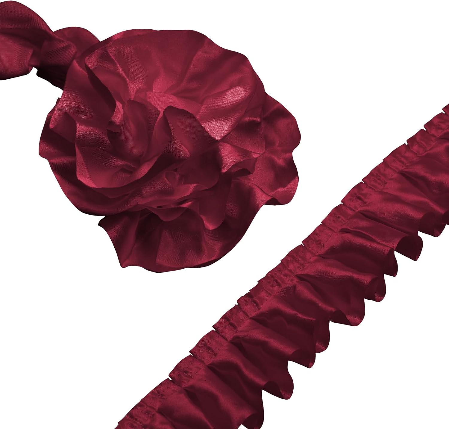 Amazon.com: Homiest 11 Yards Ruffle Ribbon Trim for Sewing, 1-1/2 Inch ...