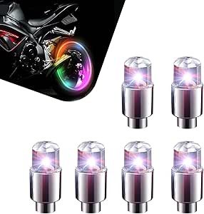 Amazon.com: Irinidig 6 PCS Car Tire Valve Light, Cool Modified Night ...