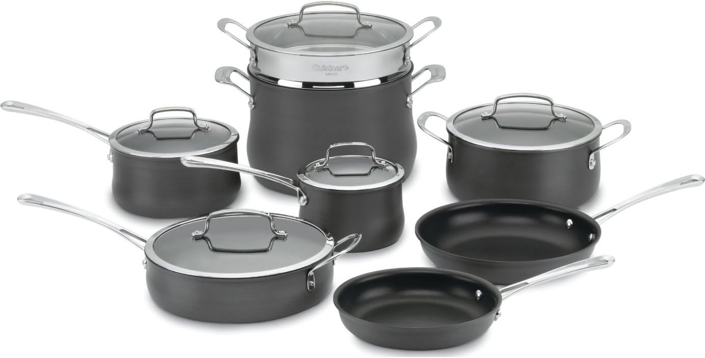 Amazon.com: Cuisinart Chef's Classic Pro 11-Piece Cookware Set in ...
