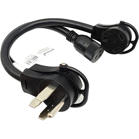 Amazon.com: 50 Amp Male Plug to Two 30 Amp Outlets RV Y Adapter,Shore ...