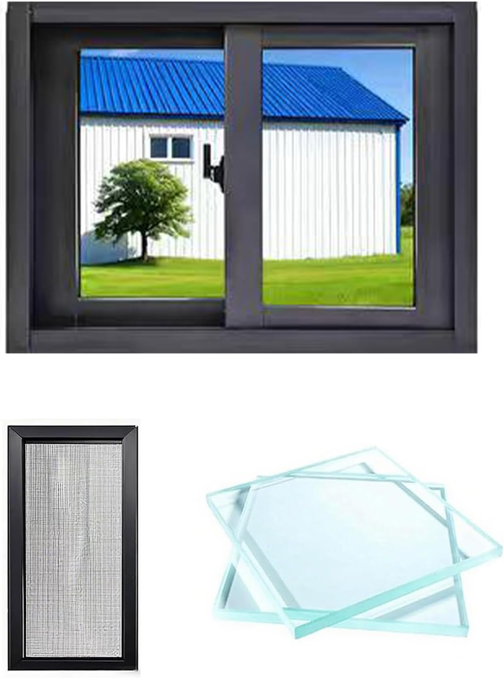 Amazon.com: 32x48 Replacement Window, Basement Windows Ventilation with ...