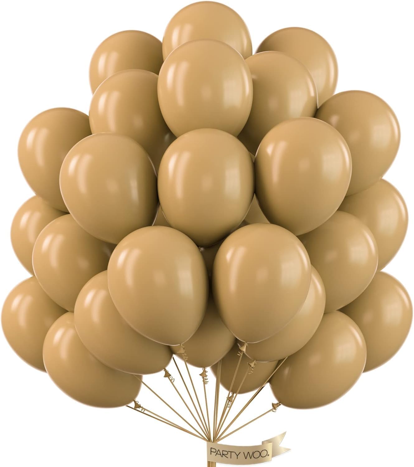Amazon.com: PartyWoo Boho Tan Balloons, 52 pcs 12 Inch Light Brown ...