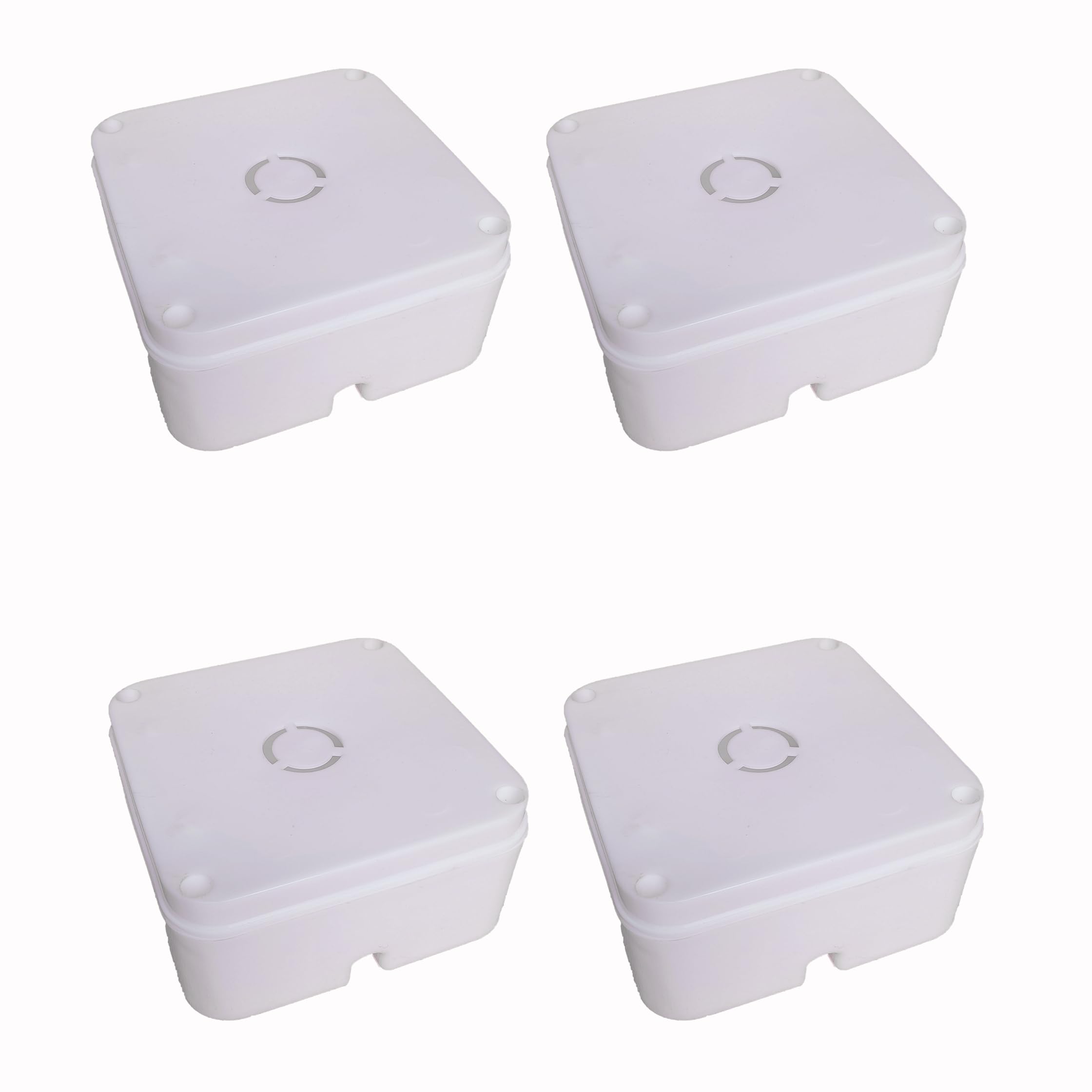 PVC Junction Box For Mounting CCTV Camera 4x4 (Pack Of 4) : Amazon.in ...