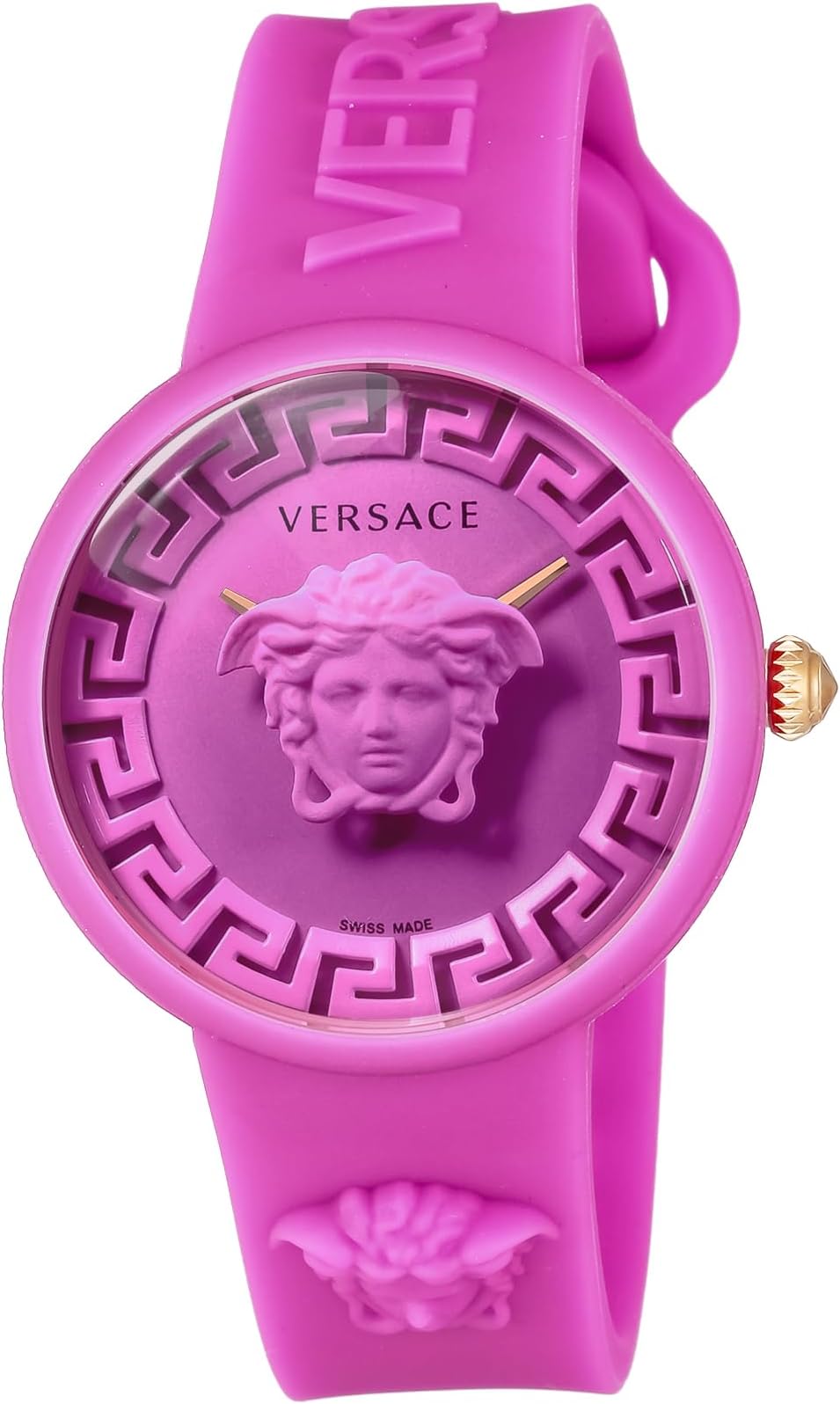 Amazon.co.jp: [ヴェルサーチ] VERSACE Vレース デュアルタイム 46mm ベルサーチ ヴェルサーチェ クオーツ メンズ ...