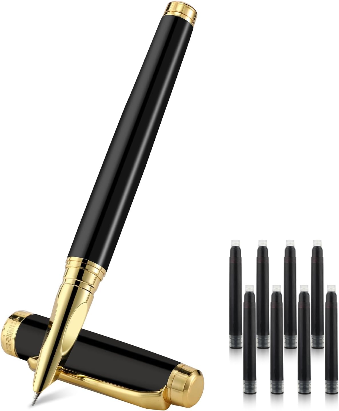 Amazon.com : Jeffdad 3 Pcs Fountain Pen Set, 0.5mm Fine Nib Fountain ...