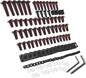 PQAWSFR MotorBike Bolts Nuts Kit Compatible With Ducati For Scrambler ...