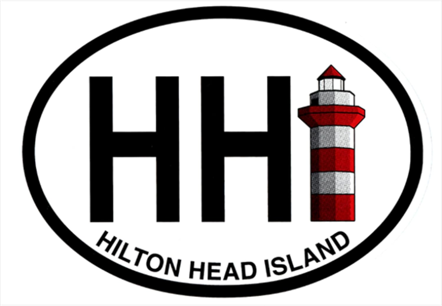 Amazon.com - Hilton Head Island, HHI Vinyl Decal Sticker (3 inch)