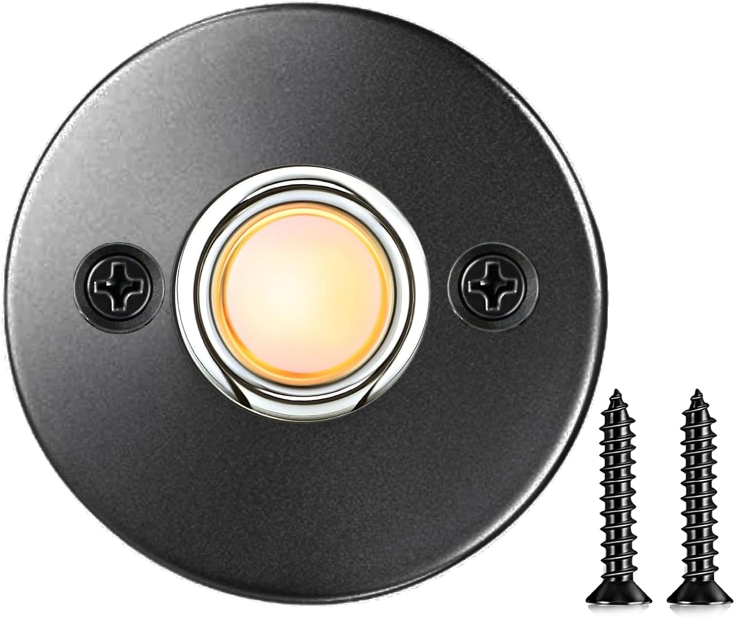 Metal LED Light Doorbell Button Wired Wall Mounted Door Bell Push ...