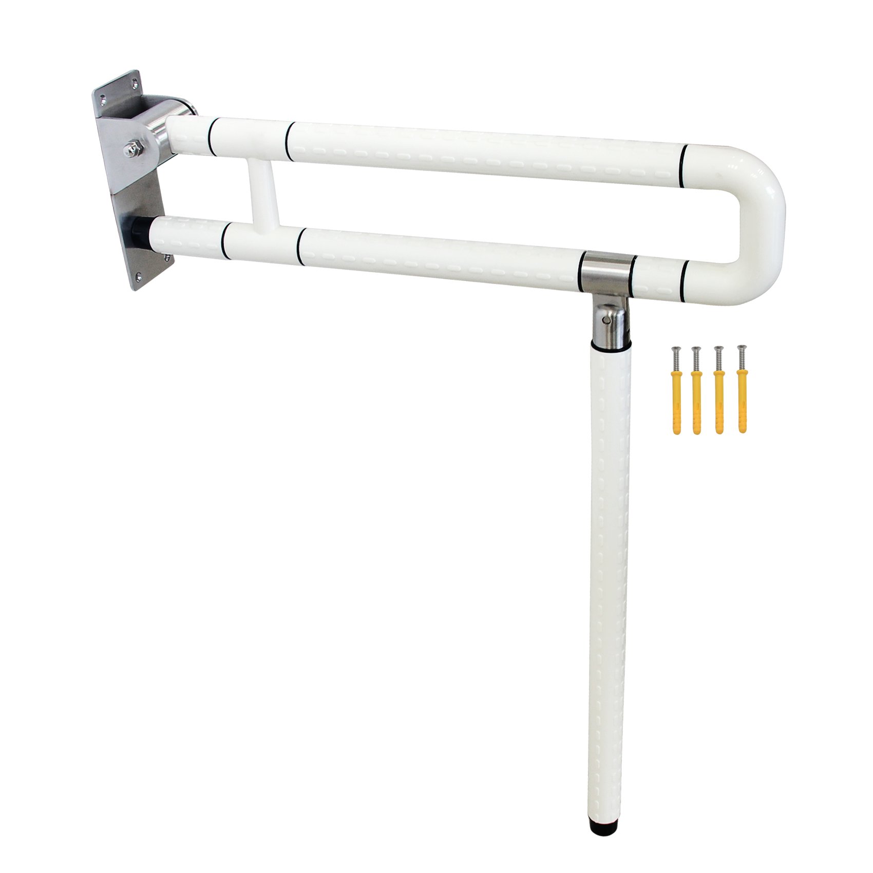 Buy Signstek Foldable Skid Resistance Toilet safety Armrest Grab Bar ...